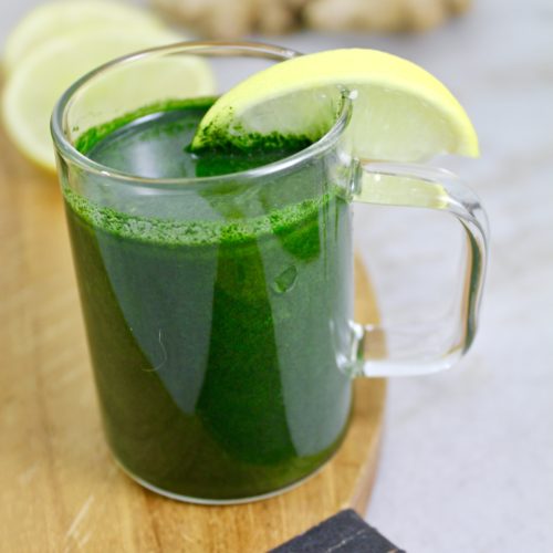 Wellness Shot with Spirulina — Pearls and Sneakers